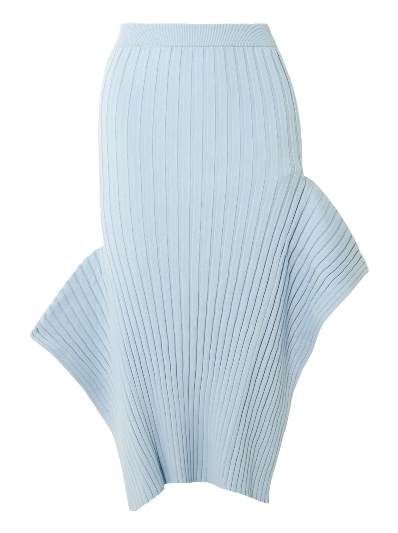 STELLA MCCARTNEY Stella McCartney Asymmetrical Ribbed Midi Skirt
